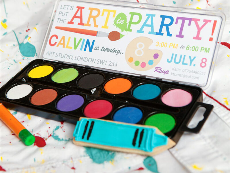 Artist Party Theme Ideas | Cakes by Robin