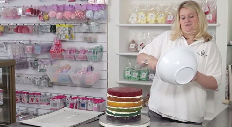 How To Make A Rainbow Cake | Cakes By Robin